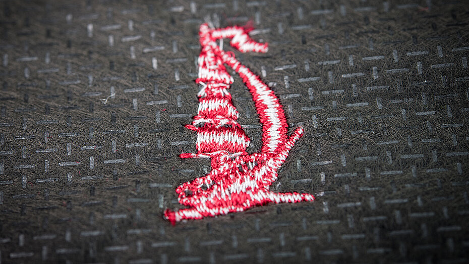 How to use adhesive film to fix embroidered badges | Madeira